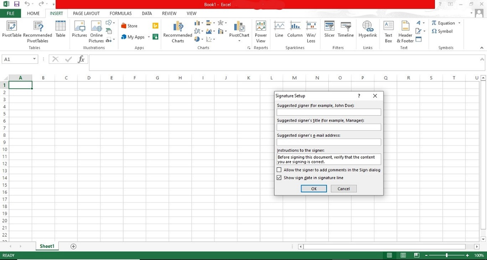 Sign Excel Document With Digital Signature